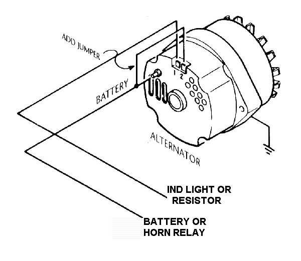 Wiring Diagram for Chevy Alternator with 3 Wires